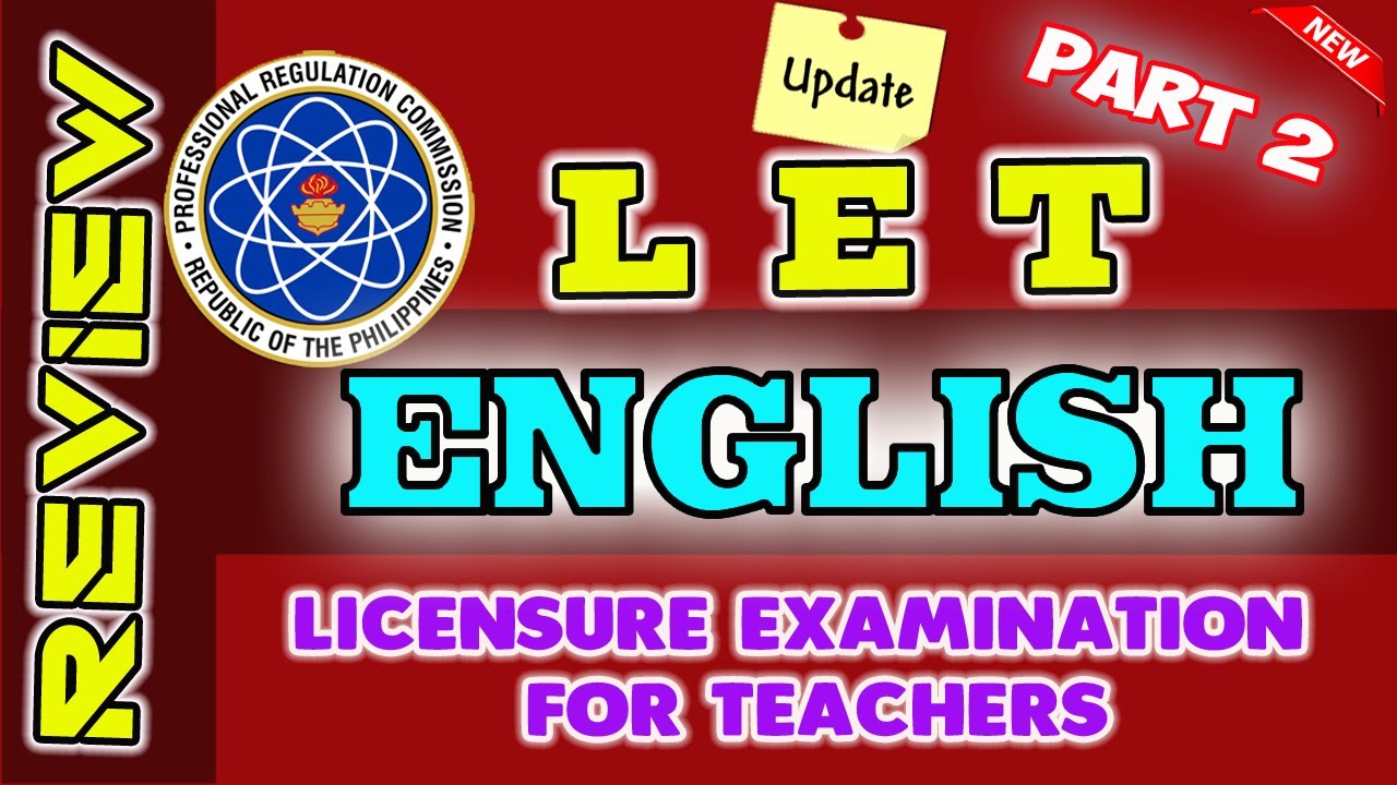 LET REVIEWER 2021 ENGLISH PART 2 - YouTube