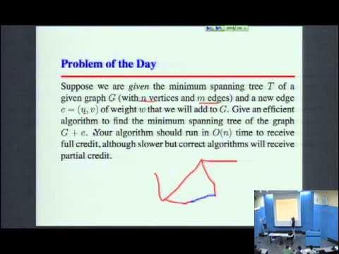 CSE373 2012 - Lecture 15 - Graph Algorithms (con't 2) - YouTube