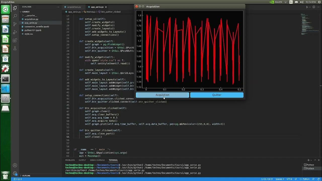 34. Interface graphique - PyQt4 - Partie3 - YouTube