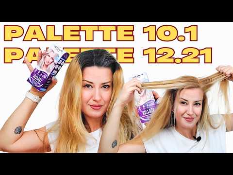 4 parmak uzayan diplere PALETTE 10.1 - 12.21 ile boya yaptım !