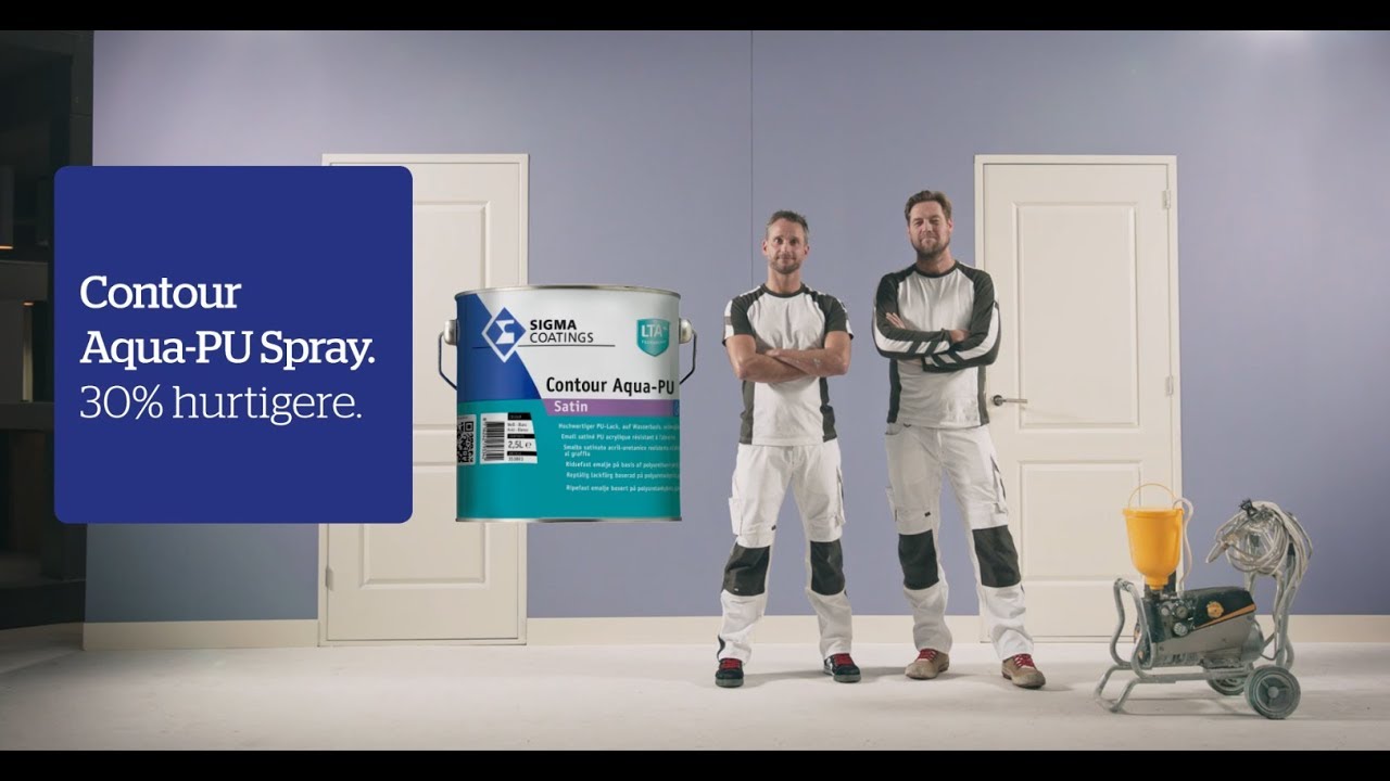 Contour Aqua PU Spray | Sigma Coatings - YouTube