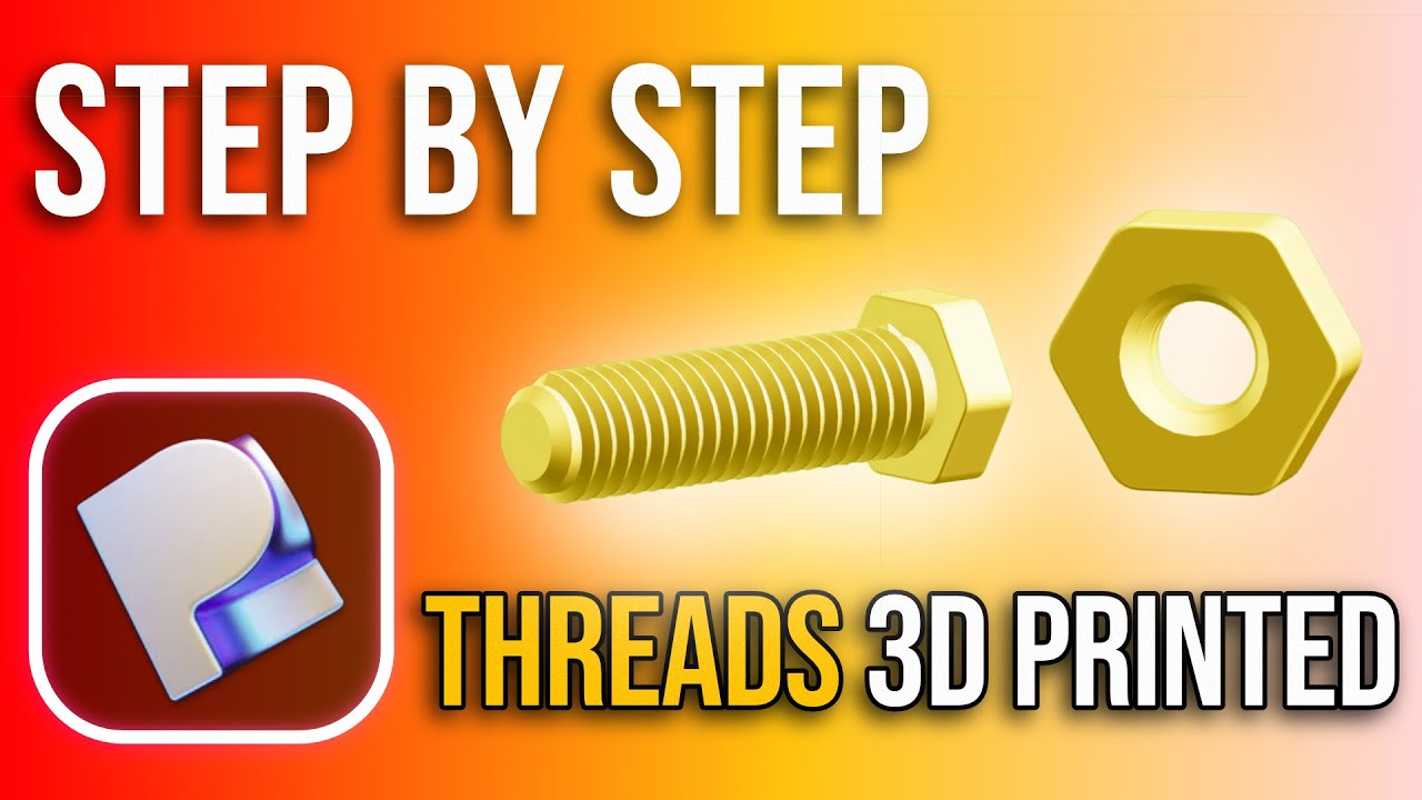 How to Model and 3D Print Threads using Plasticity - YouTube