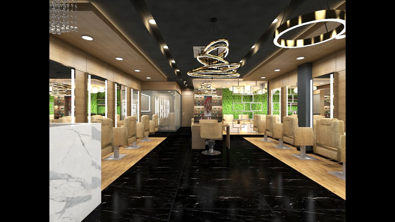 Beauty Salon Interior Design - Kapaal Unisex Salon (unbuilt) designed ...