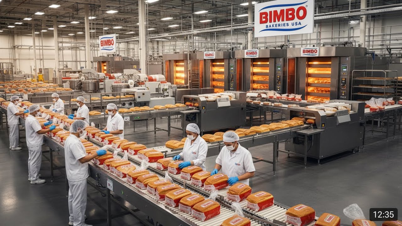Inside a Modern Bread Factory: How Bread is Made in the World’s Largest ...