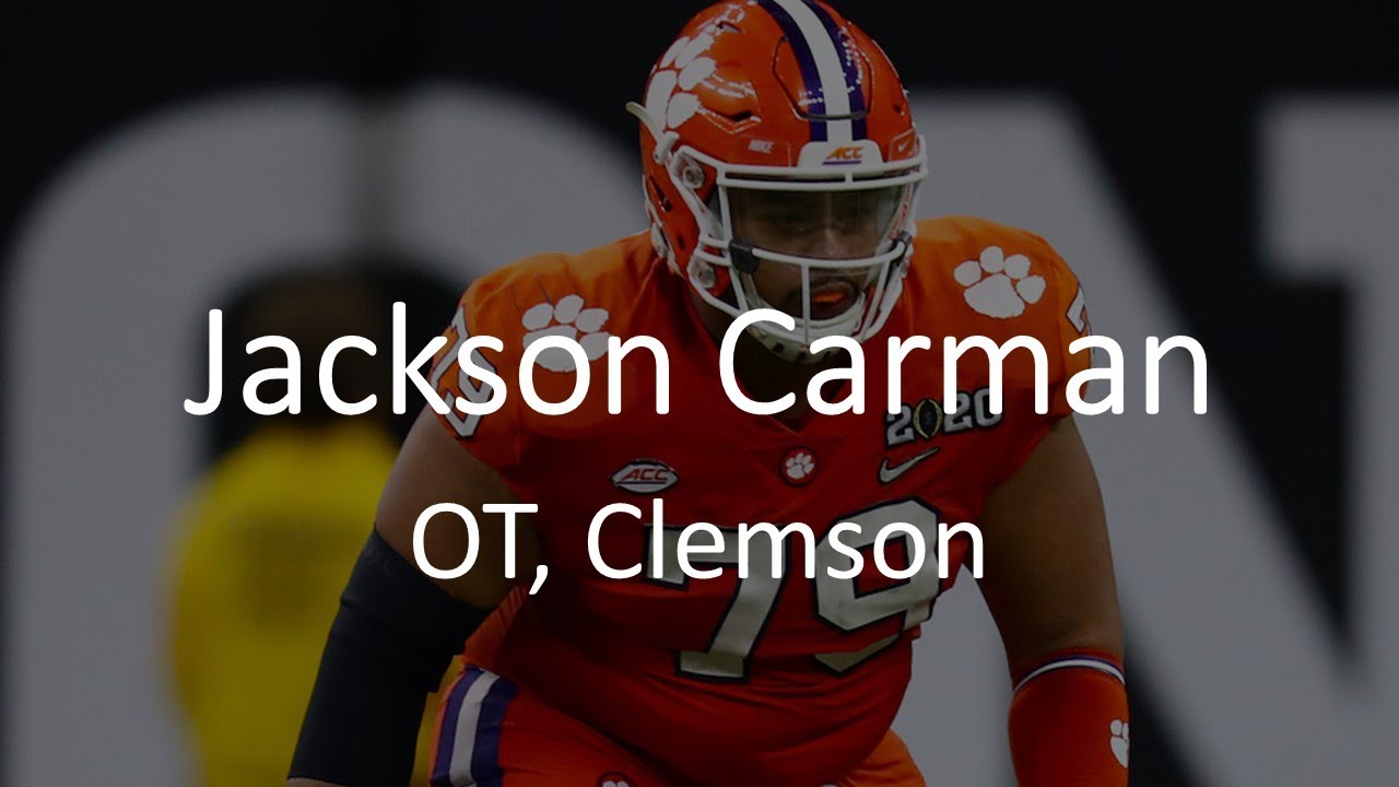 Jackson Carman (OT, Clemson) Scouting Report || 2021 NFL Draft ...