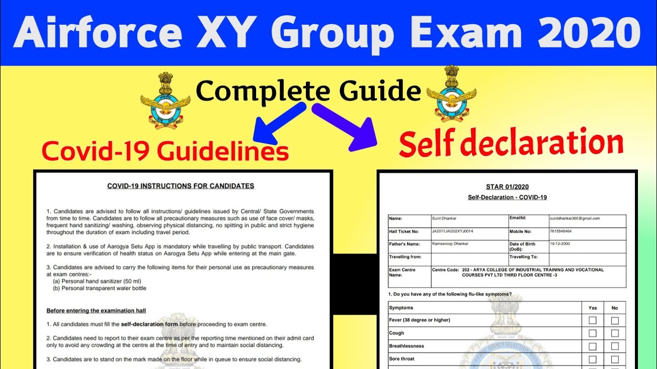 Complete Guide Self declaration and Covid 19 Guidelines | Required ...