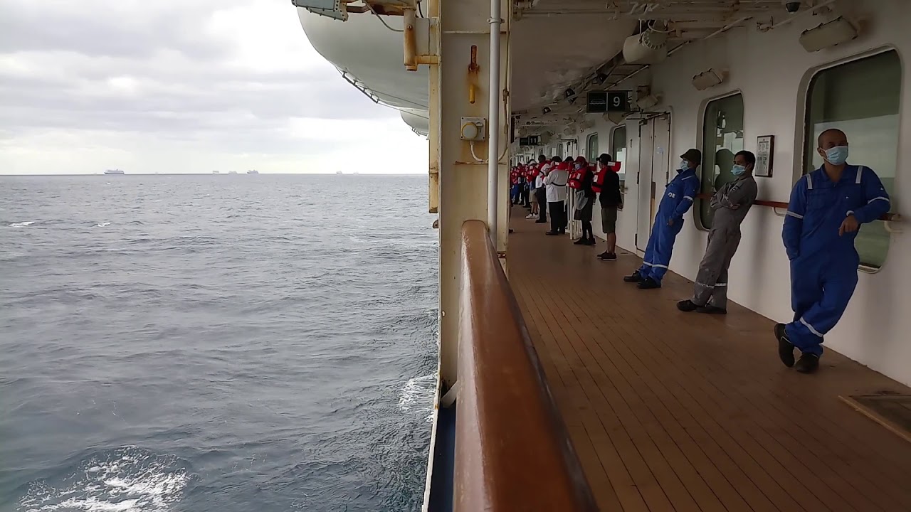 Full Crew Drill Muster Station @ Bahamas Anchorage - YouTube