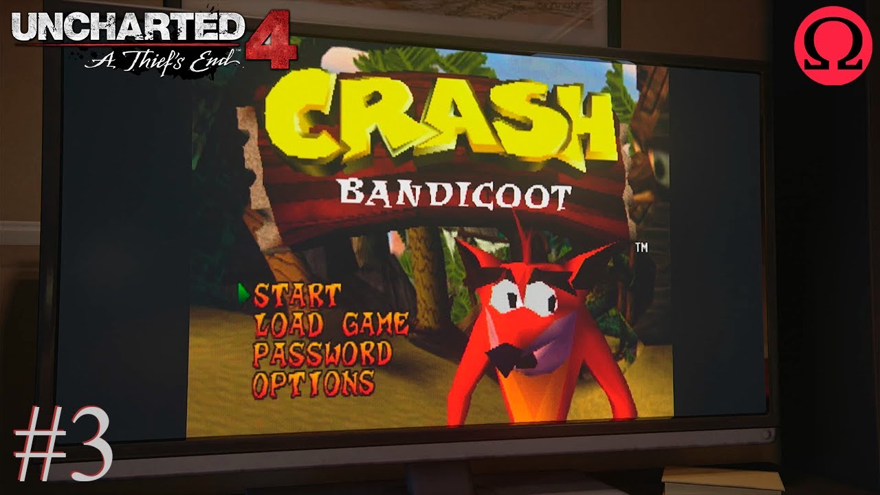 Uncharted 4: A Thief's End - Parte 3: Jogando Crash Bandicoot no PS1 ...