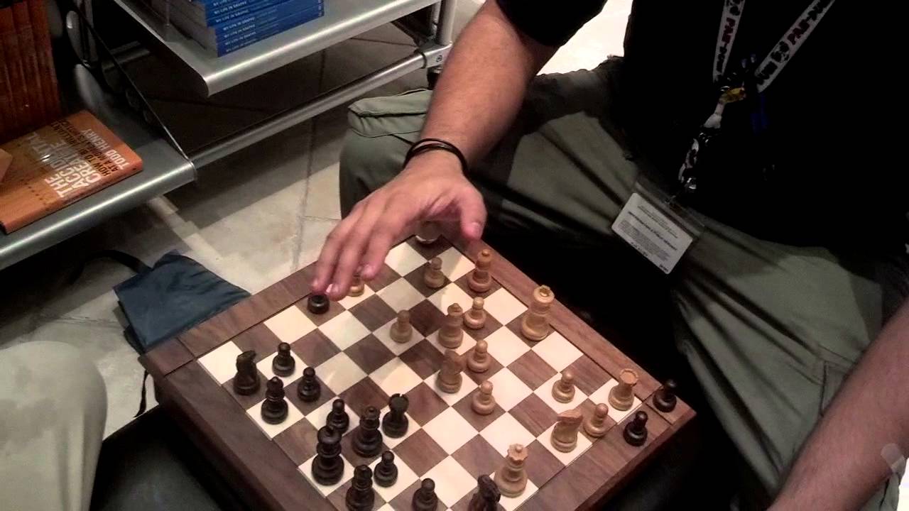 JFK Robotics Team - Playing Chess At A Learning Center - YouTube