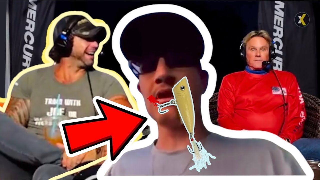 ANGLER HOOKS HIS OWN FACE!! Weekly Fisherman Show - YouTube