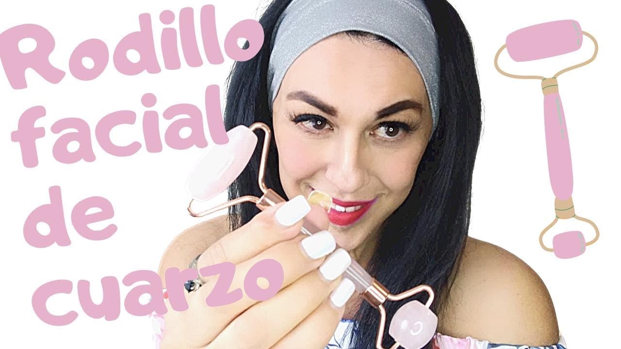 Como usar el rodillo facial de cuarzo - YouTube