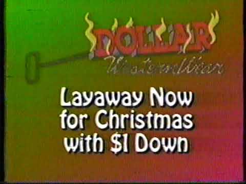 1993 Dollar Western Wear "Layaway for Christmas" Lubbock Local TV ...