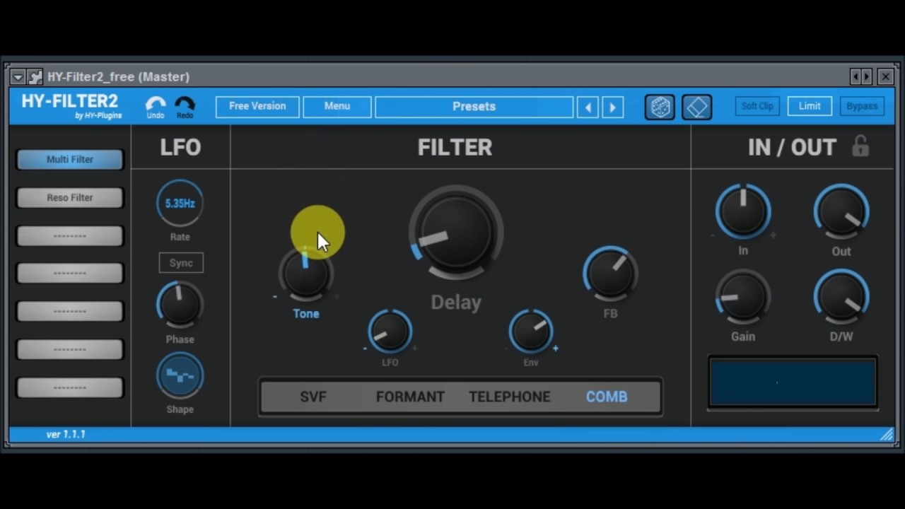 HY-Filter 2 by HY-Plugins - YouTube