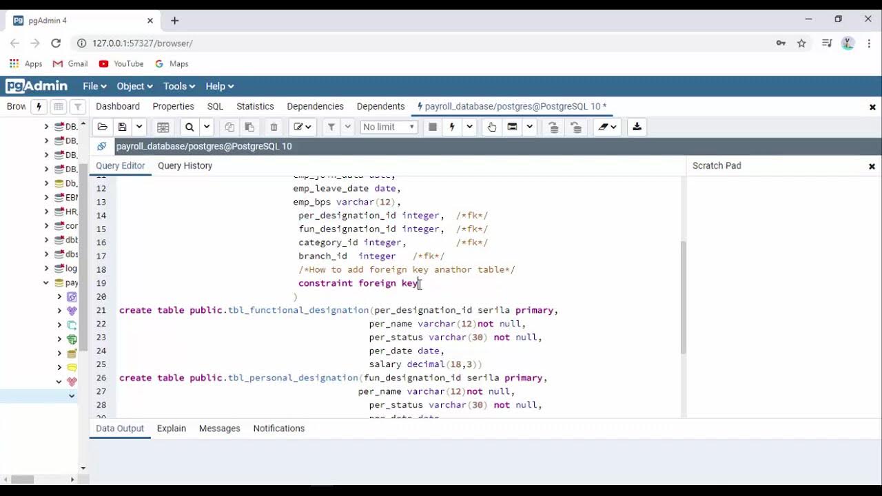 Database - Payroll Management System ( Complete Database ) - YouTube