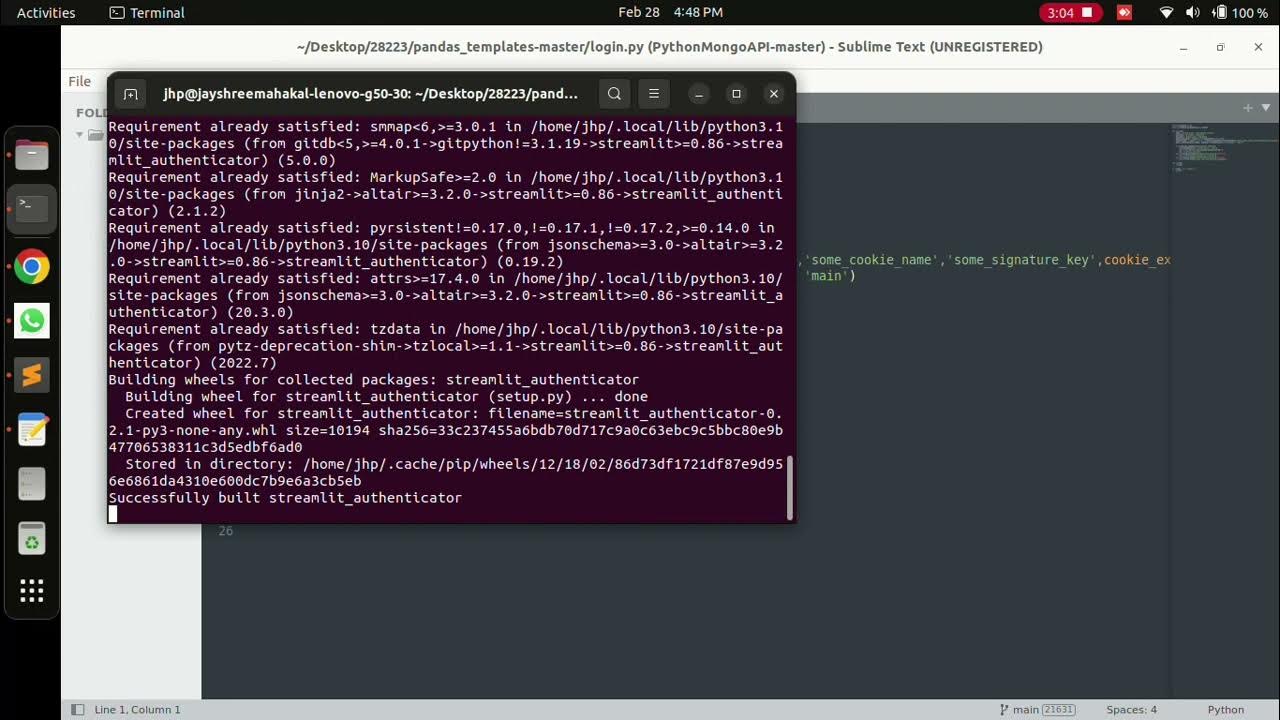 Streamlit login page - YouTube