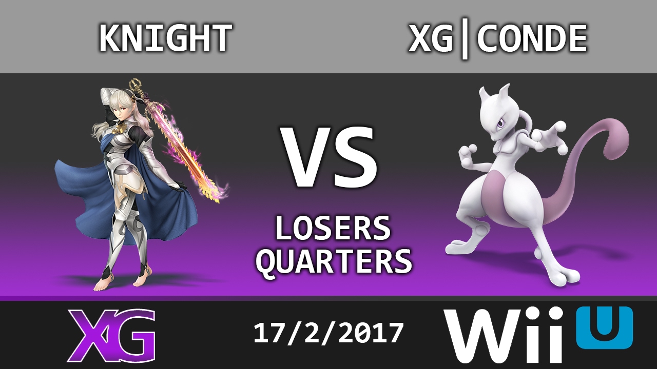 XGBW LQ: Knight (Corrin) vs XG|Conde (Mewtwo) - YouTube