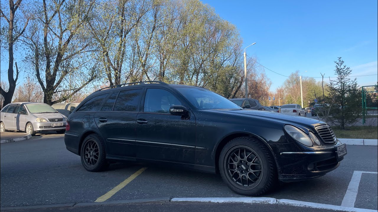 Какой расход топлива w211 e500 на трассе. - YouTube