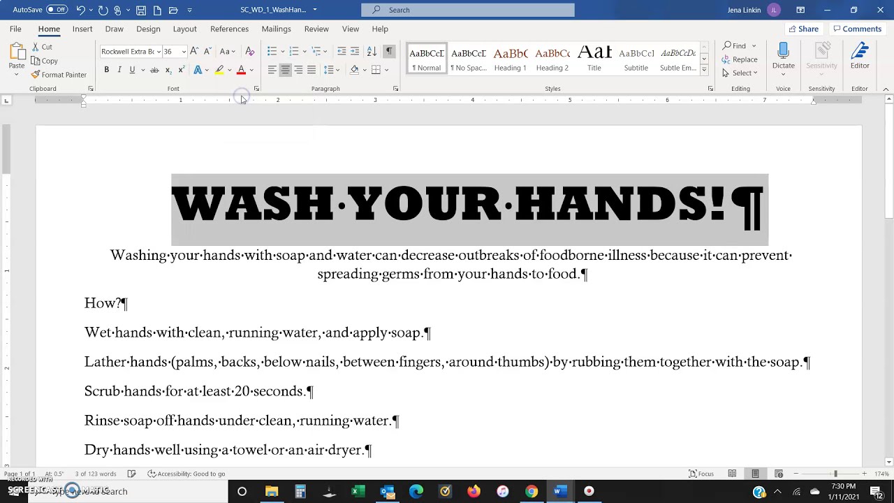 Word Module 1 WD 1-11 to 1-32 - YouTube