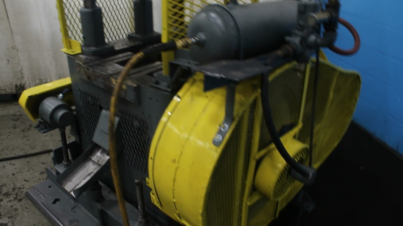 30 TON YODER 4 POST CUTOFF PRESS; STOCK #74121 - YouTube