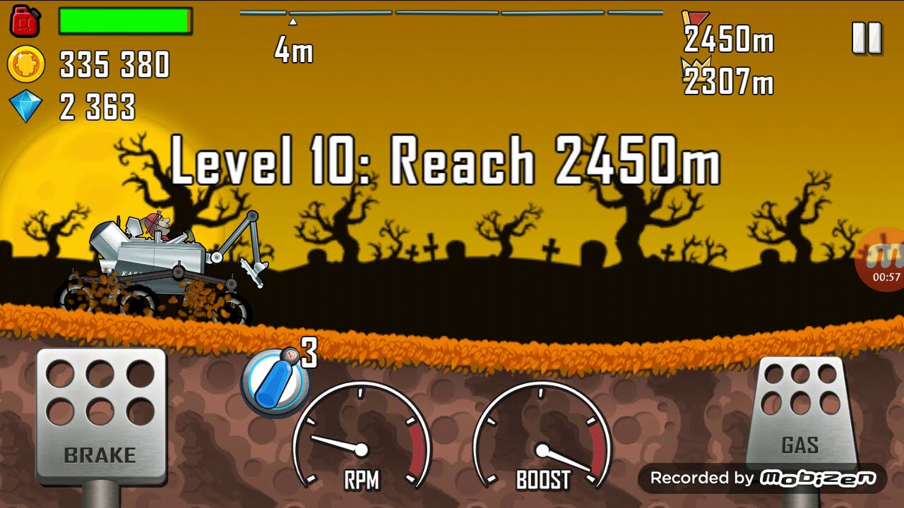 HILL CLIMB RACING | MOMENTS | HAUNTED - YouTube