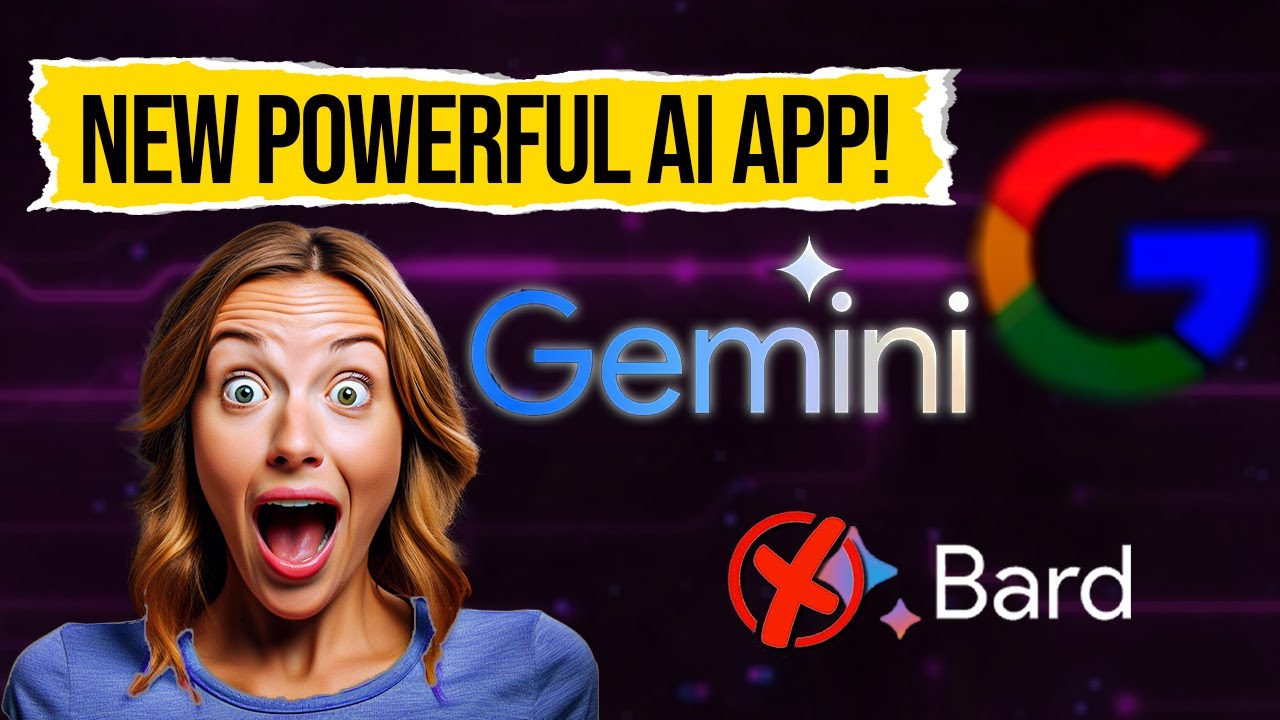 Introducing Mighty GEMINI: NEW & Improved Google Bard App! - YouTube