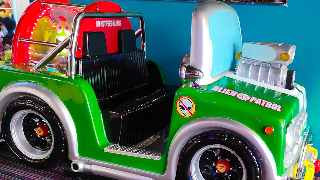 alien patrol kiddie ride - YouTube