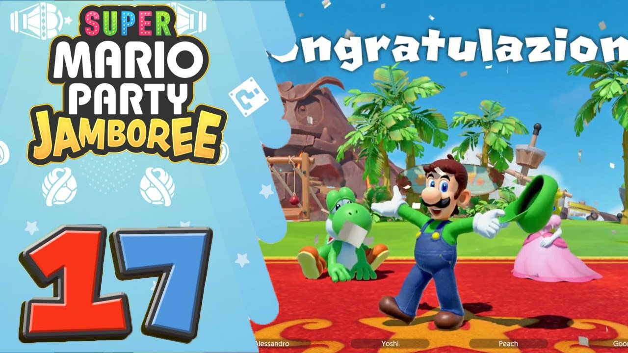 LUIGI SUPERSTAR - Super Mario Party Jamboree ITA - Episodio 17 - YouTube