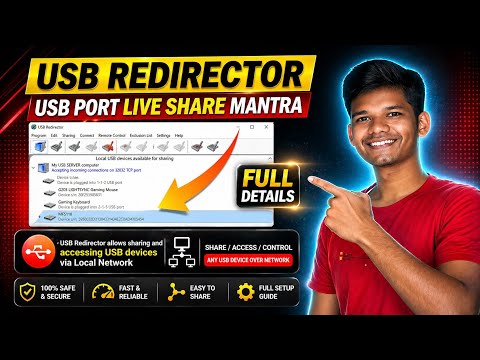 USB Redirector Live Device Sharing | Usb Redirector Full Tutorial | Usb Redirector Full version