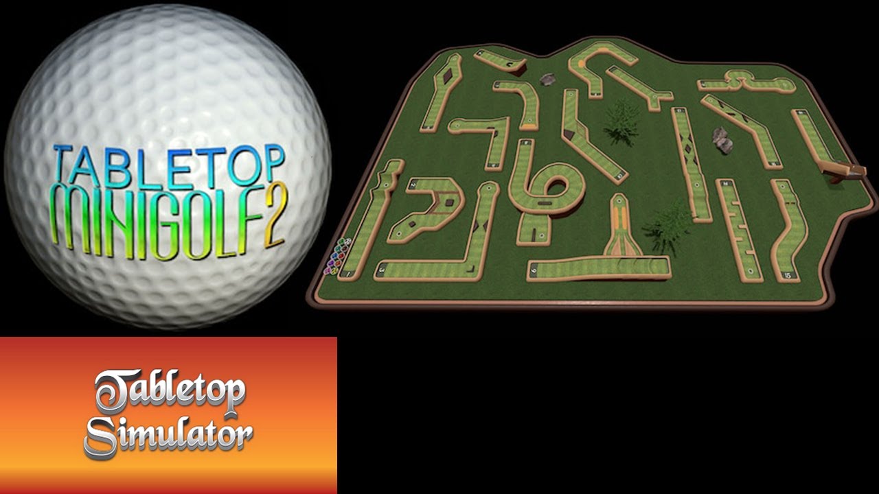 Tabletop MiniGolf 2 - TableTop Simulator Game Session - YouTube