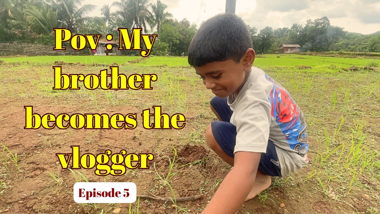 Pov : your brother becomes the vlogger📸 | Saish vlog | Episode 5 | Pooh ...