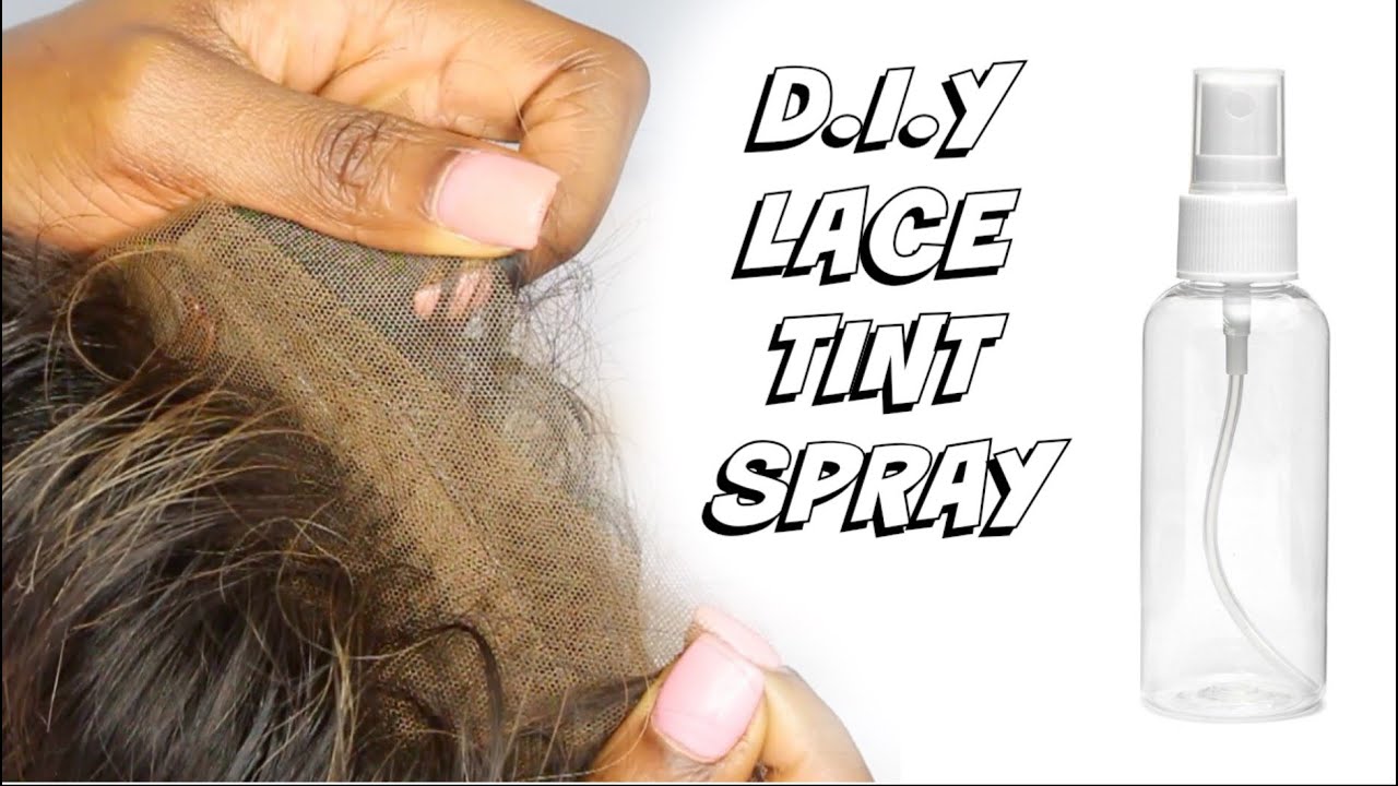 HOW TO MAKE YOUR OWN LACE TINT SPRAY TUTORIAL - YouTube