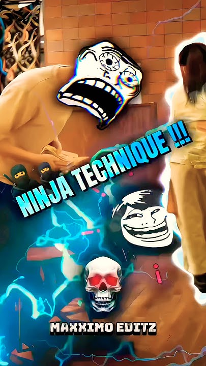 Ninja Technique 💀 #shorts #aura #edit - YouTube