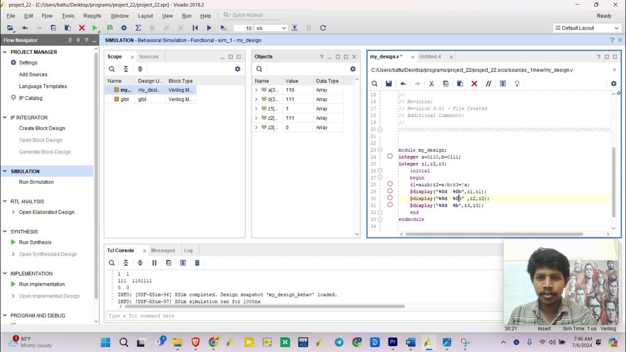 17 logical operator simulation - YouTube