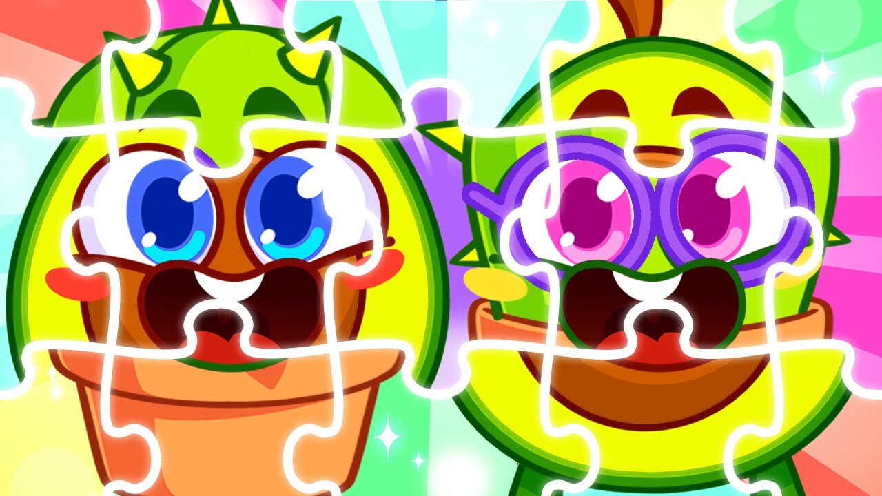 Face Puzzle Play Song🧩😲Where is My Color?😨 Nursery Rhymes by VocaVoca ...