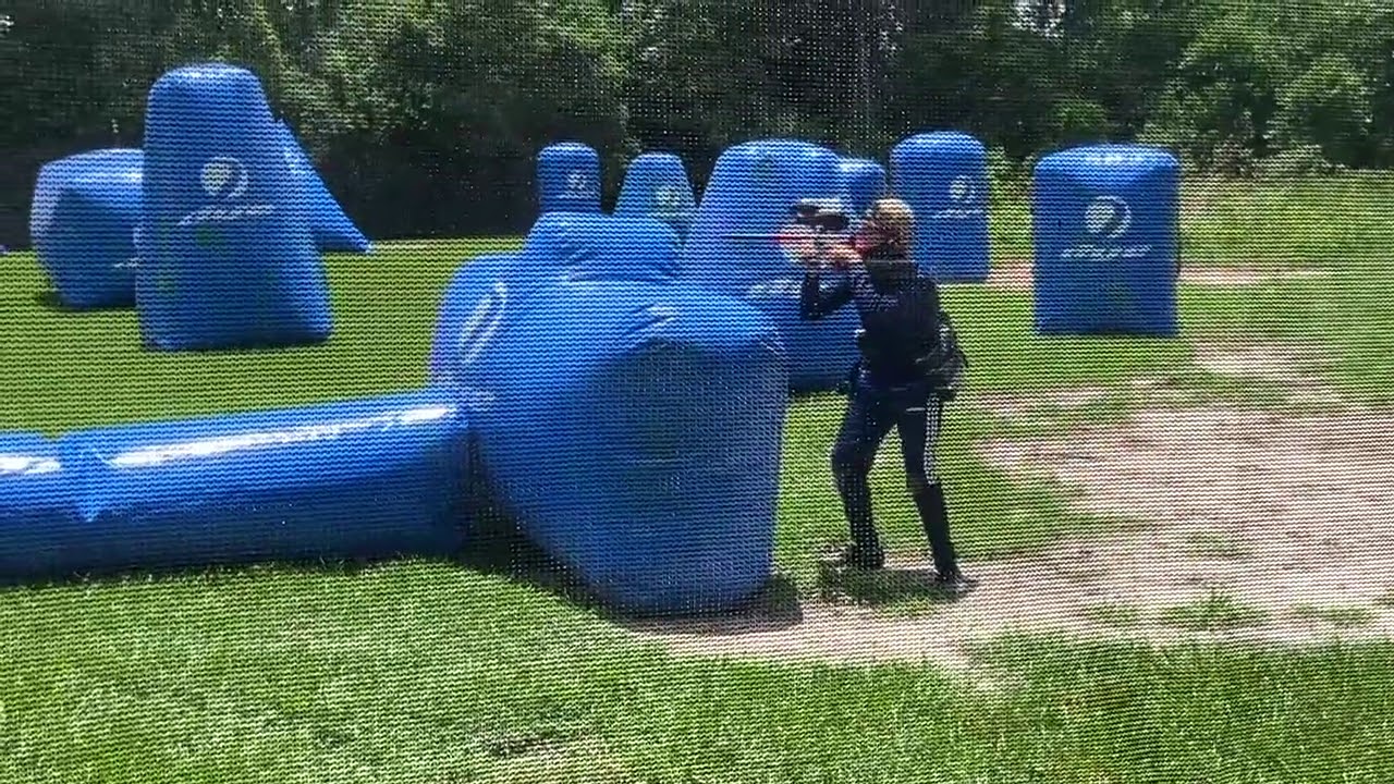 Speedball at Orbital Paintball Playing Snake - YouTube