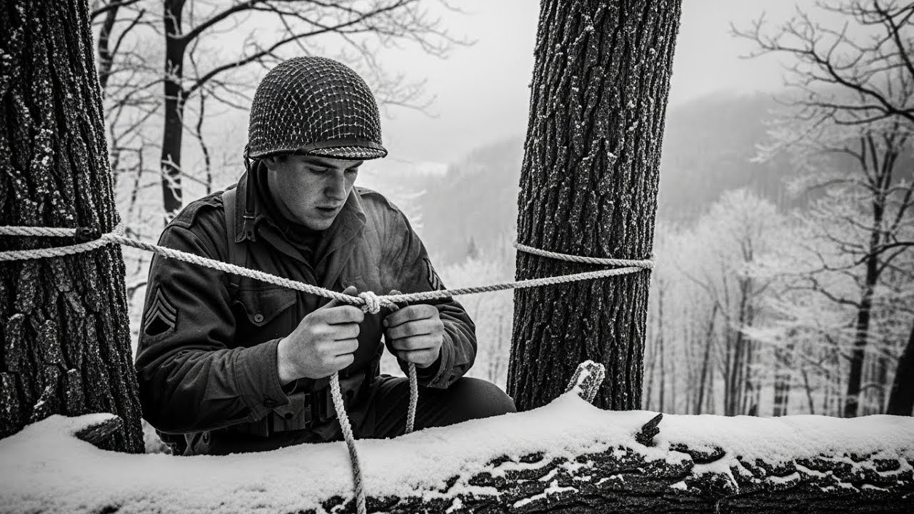 How a US Sniper’s Simple Rope Trap Took Out 73 German Soldiers in One ...