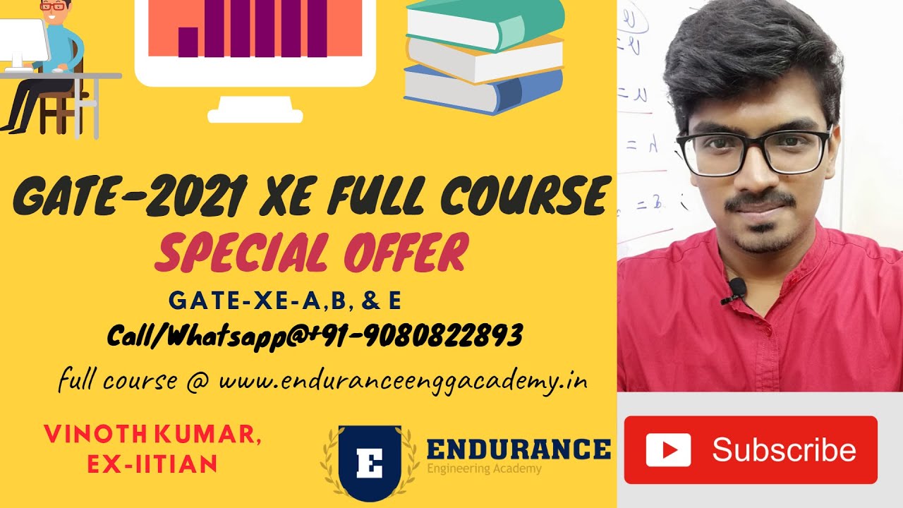Special offer on GATE-2021-XE Full Course | GATE-XE-A,B & E - YouTube