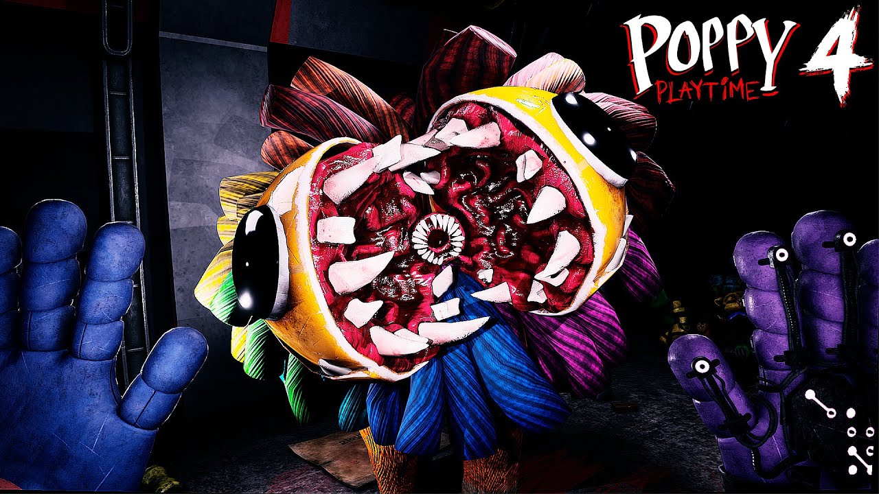 Poppy Playtime: Chapter 4 - YARNABY JUMPSCARE! - YouTube