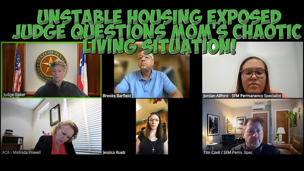 Unstable Housing EXPOSED: Judge Questions Mom's Chaotic Living ...