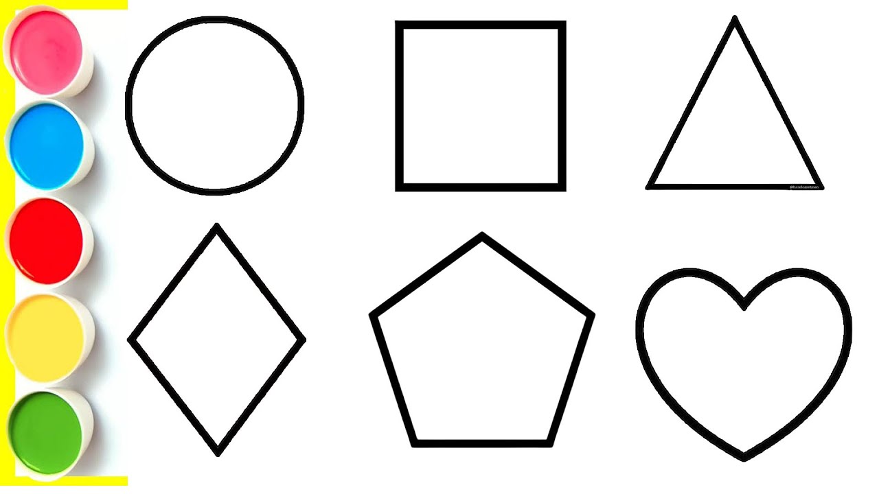 How to Draw Basic Shapes for Toddlers | Easy Drawing for Beginners ...