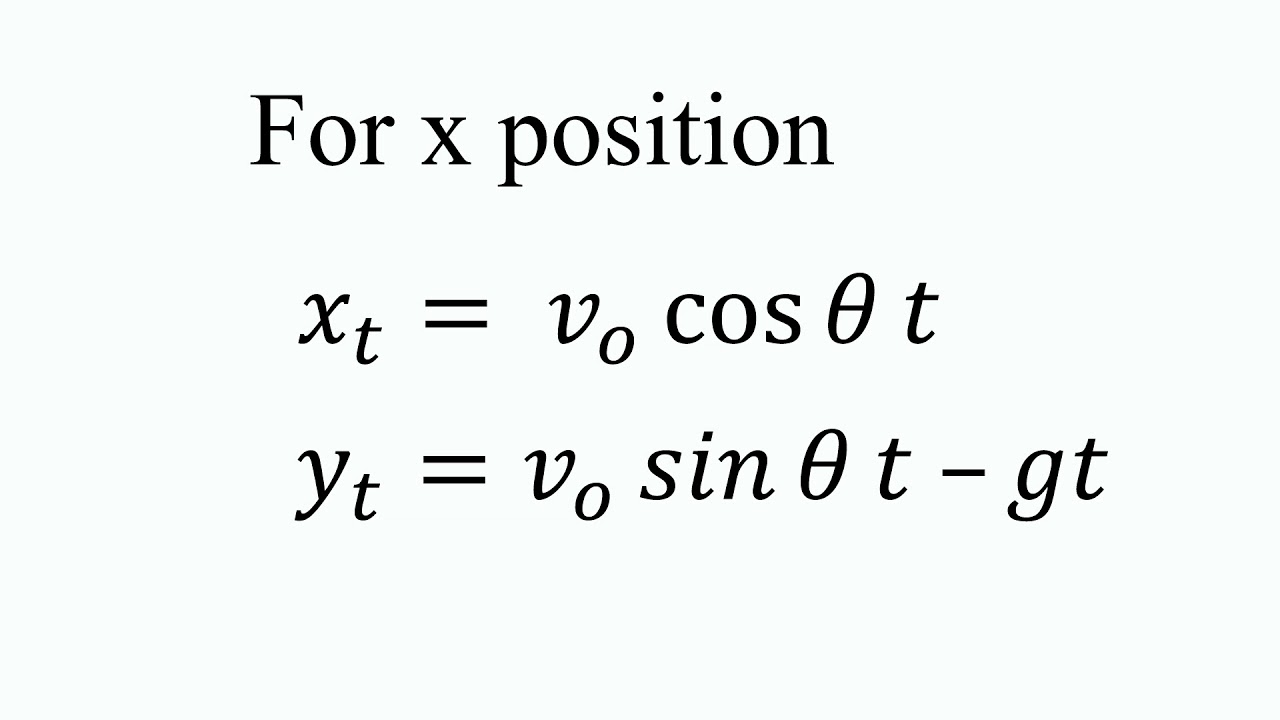 Projectile Motion Video 2- solving for Time in Flight - YouTube