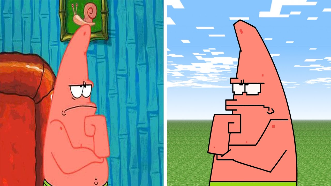 SpongeBob Vs Minecraft Song Meme - YouTube