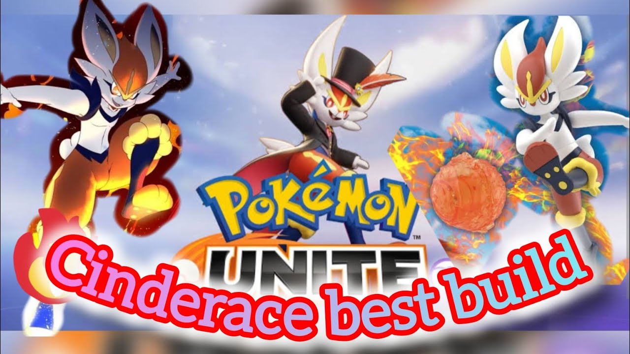 Cinderace best gameplay with his build | Pokemon Unite - YouTube