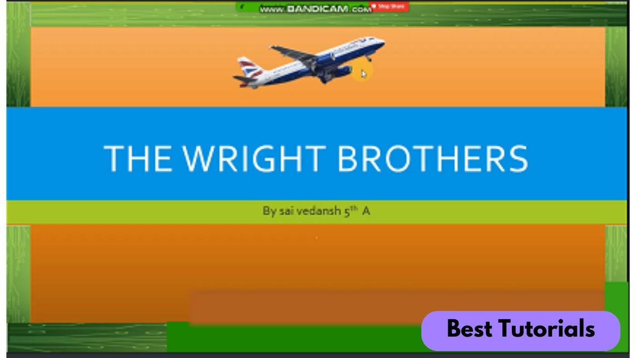 The Wright Brothers | PPT | Best Tutorials - YouTube