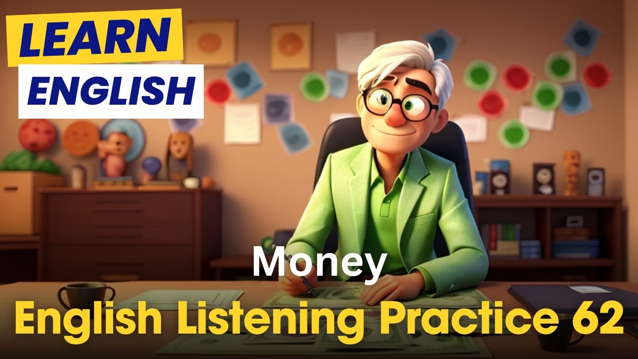 English Listening Practice 62 | Money | Learn English - YouTube