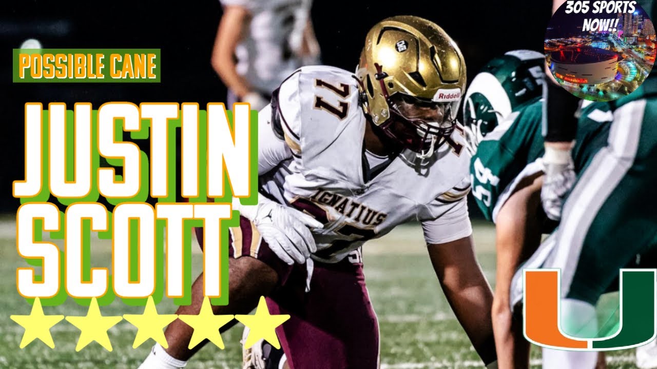 5 Star DL Justin Scott is Projected in Becoming a Miami Hurricane ...