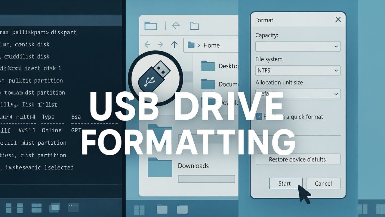 How To Format USB Drive with EFI Partition In Windows - YouTube