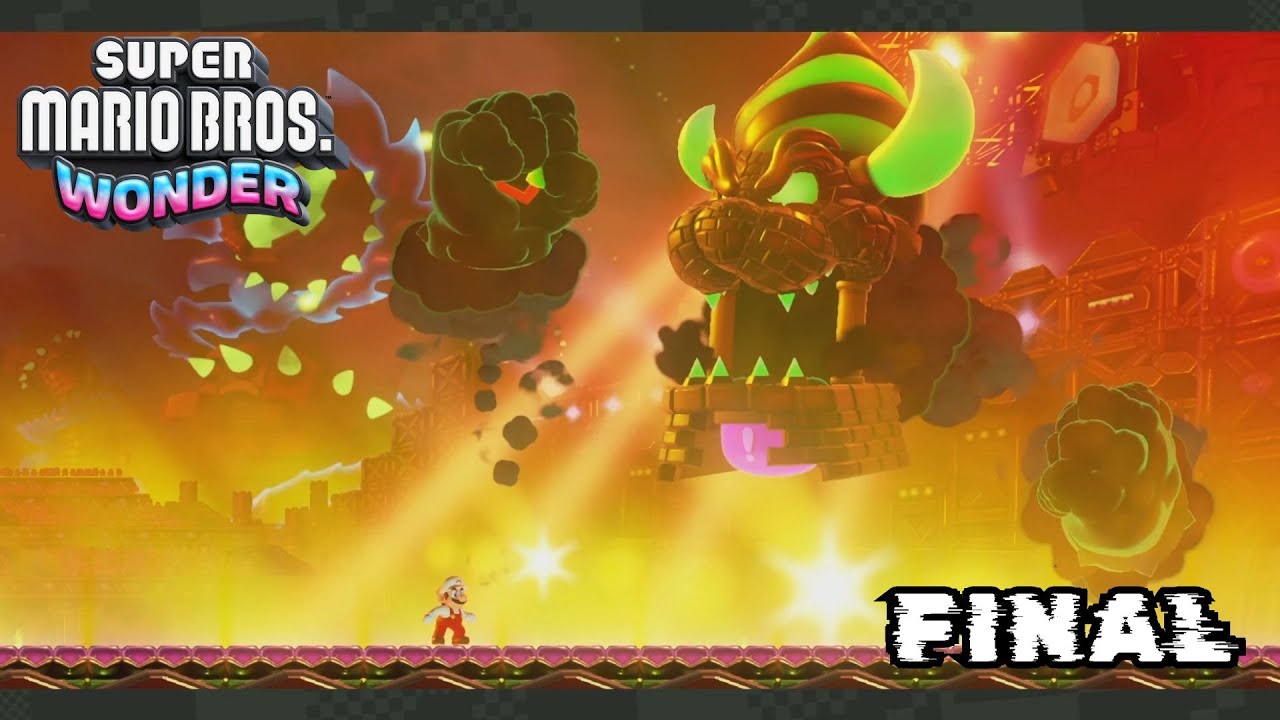 ¡ÉPICA BATALLA FINAL CONTRA BOWSER! - ¡SUPER MARIO BROS WONDER! - #22 # ...