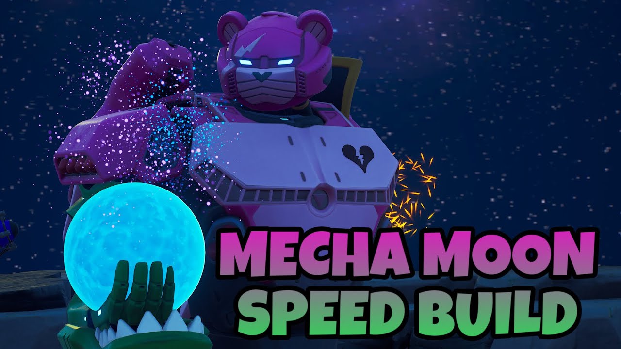 Crazy Speed Build: Mecha On The Moon! - YouTube