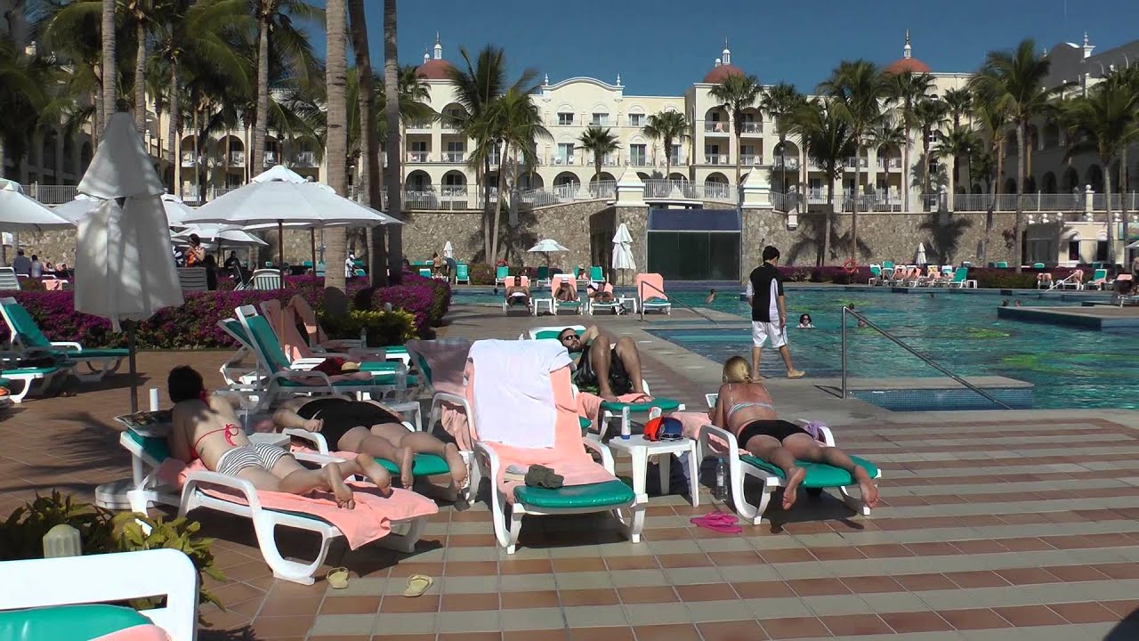 swimming pool RIU Palace Cabo San Lucas All-Inclusive Resort 1080p (Los ...